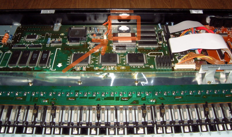 KORG WAVESTATIONの内蔵バッテリーも交換してみた